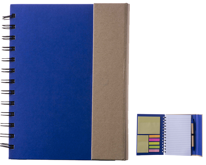 LIBRETA PRIPYAT COLOR AZUL - Secuencia Solutions
