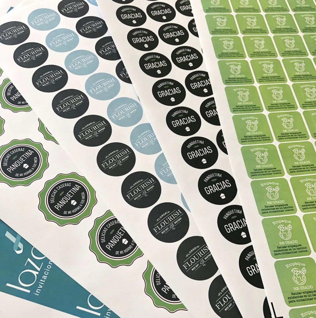 PLANTILLAS DE ETIQUETAS EN PAPEL COUCHE ADHESIVO Y CORTE A REGISTRO ...