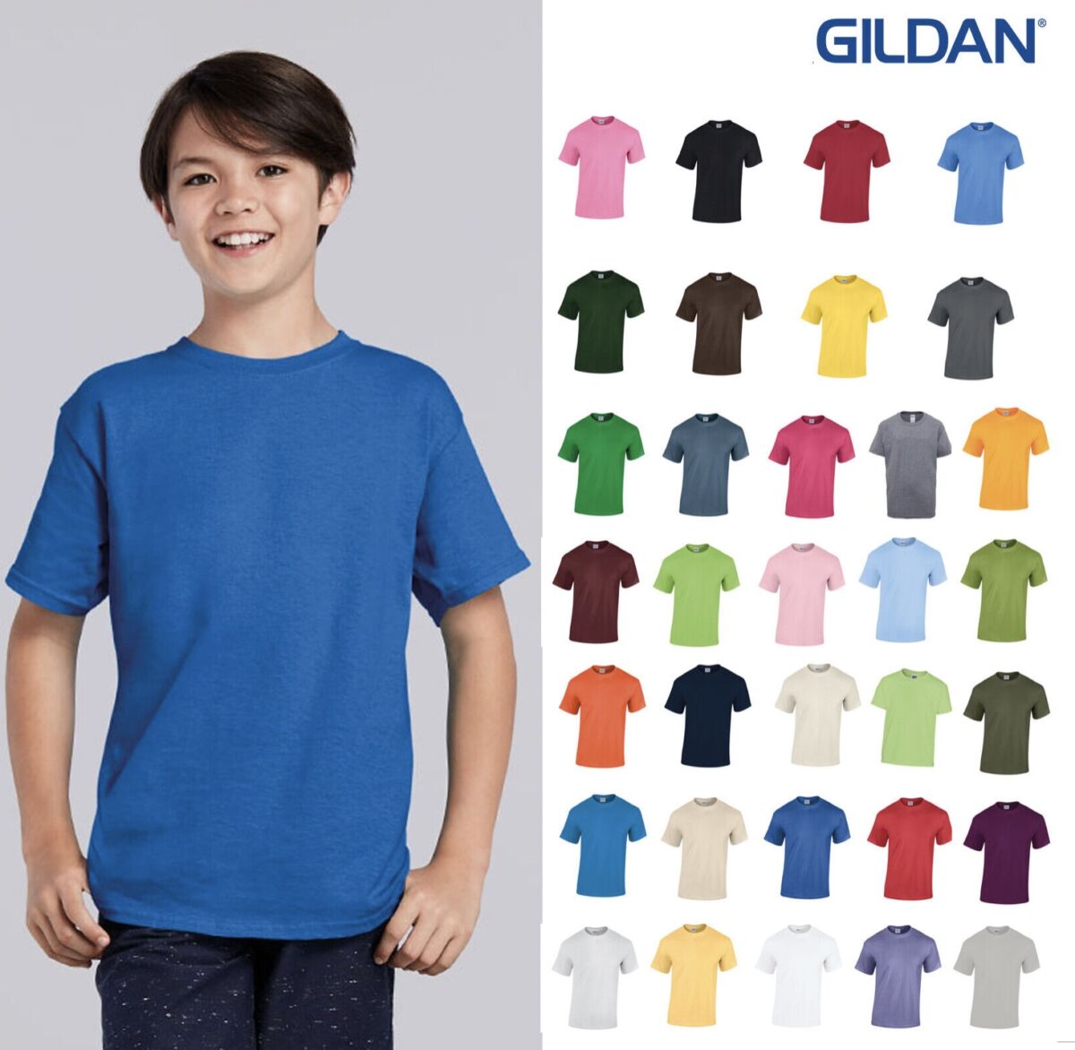 PLAYERA CUELLO REDONDO JUVENIL 64500B COLORES - Secuencia Solutions