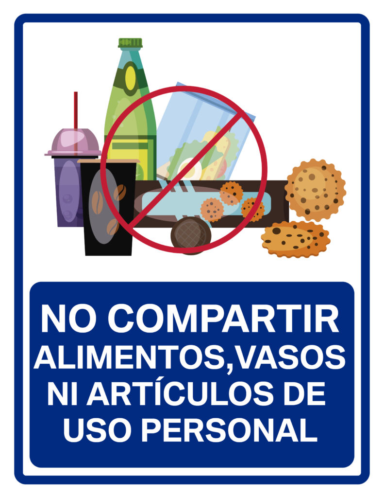 SEÑALIZACION DE NO COMPARTIR ALIMENTOS Y OBJETOS - Secuencia Solutions