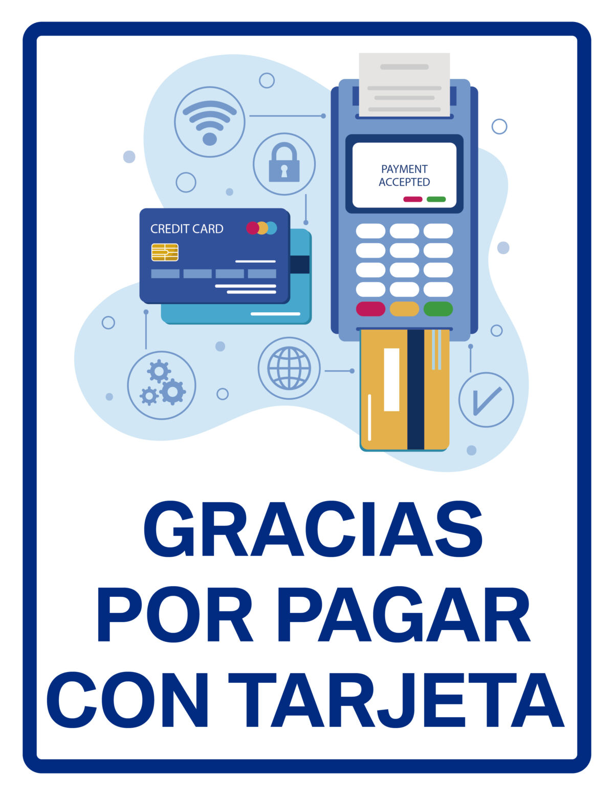 SEÑALIZACION PAGO CON TARJETA - Secuencia Solutions