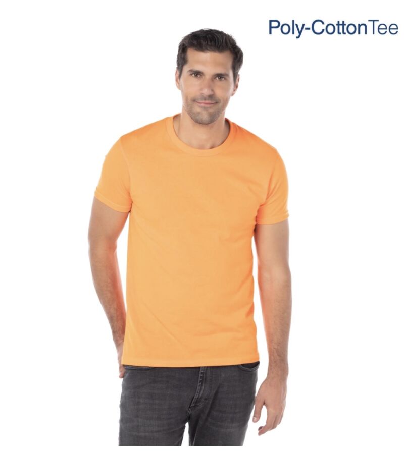 Playera Cuello redondo caballero naranja Neon - Secuencia Solutions